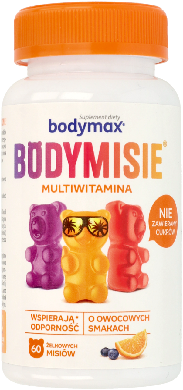 BODYMAX, Bodymisie , żelki, multiwitamina, o smaku owocowym, suplement ...