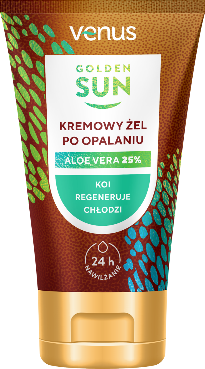 VENUS, Golden Sun , żel po opalaniu, kremowy, Aloe Vera, 150 ml ...