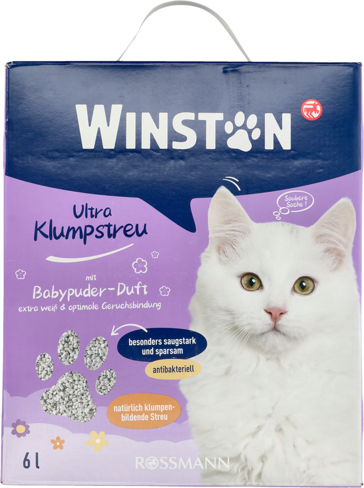 WINSTON, żwirek bentonitowy, zbrylający, o zapachu zasypki dla ...