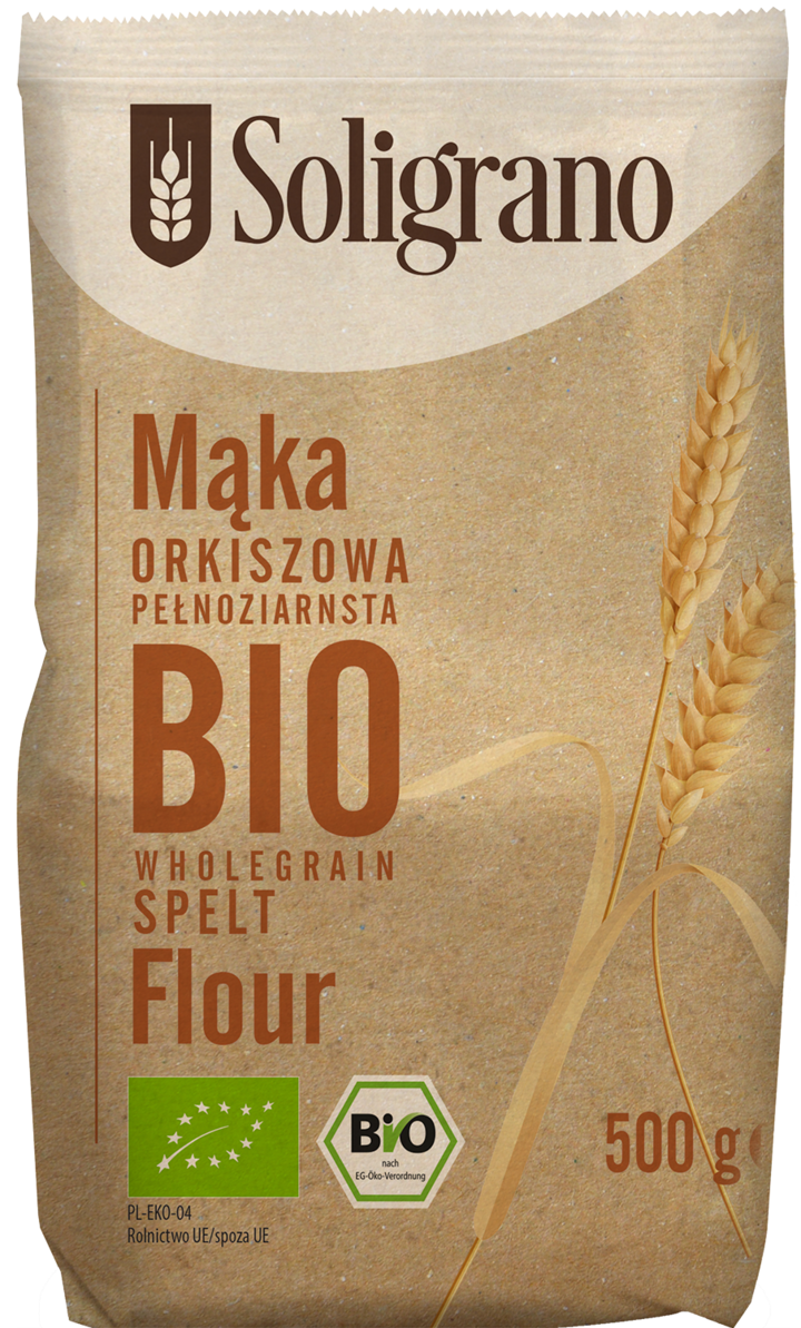 SOLIGRANO, mąka orkiszowa, pełnoziarnista, 500 g | Drogeria Rossmann.pl