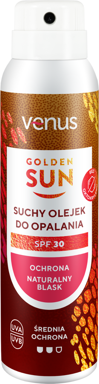 VENUS, Golden Sun , olejek do opalania, SPF 30, 150 ml | Drogeria Rossmann.pl