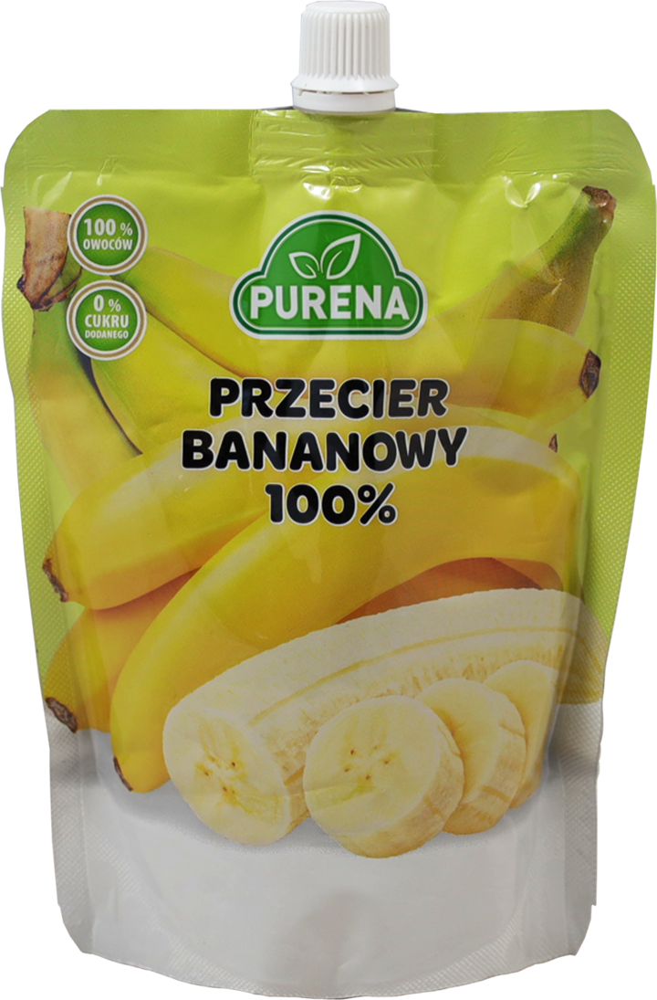 PURENA, , przecier bananowy 100%, w tubce, 350 g | Drogeria Rossmann.pl