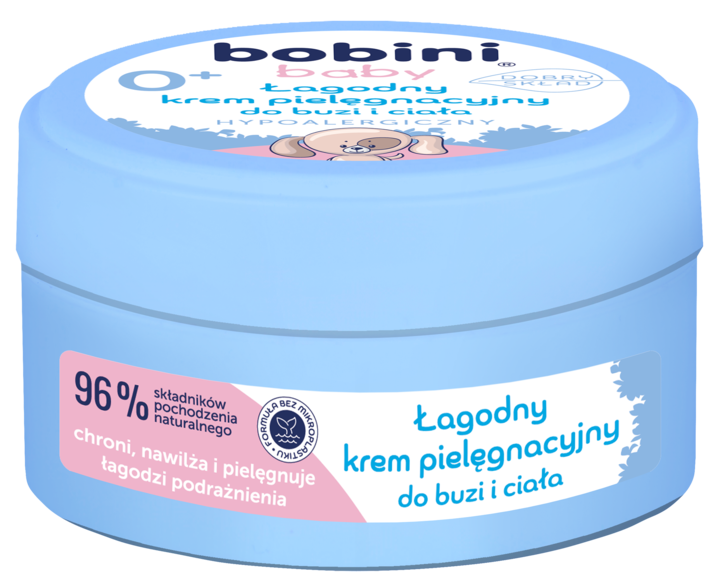 BOBINI, Baby , krem do ciała i twarzy, pielęgnacyjny, łagodny, 75 ml ...