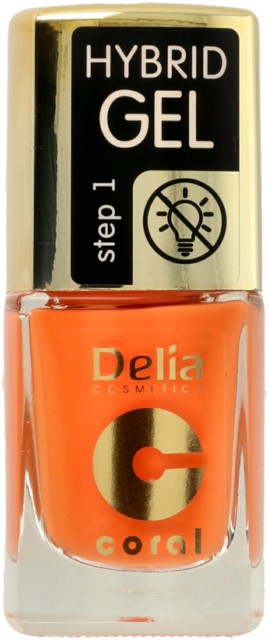 DELIA COSMETICS, Coral Hybrid Gel, lakier do paznokci, Step 1, nr 81 ...