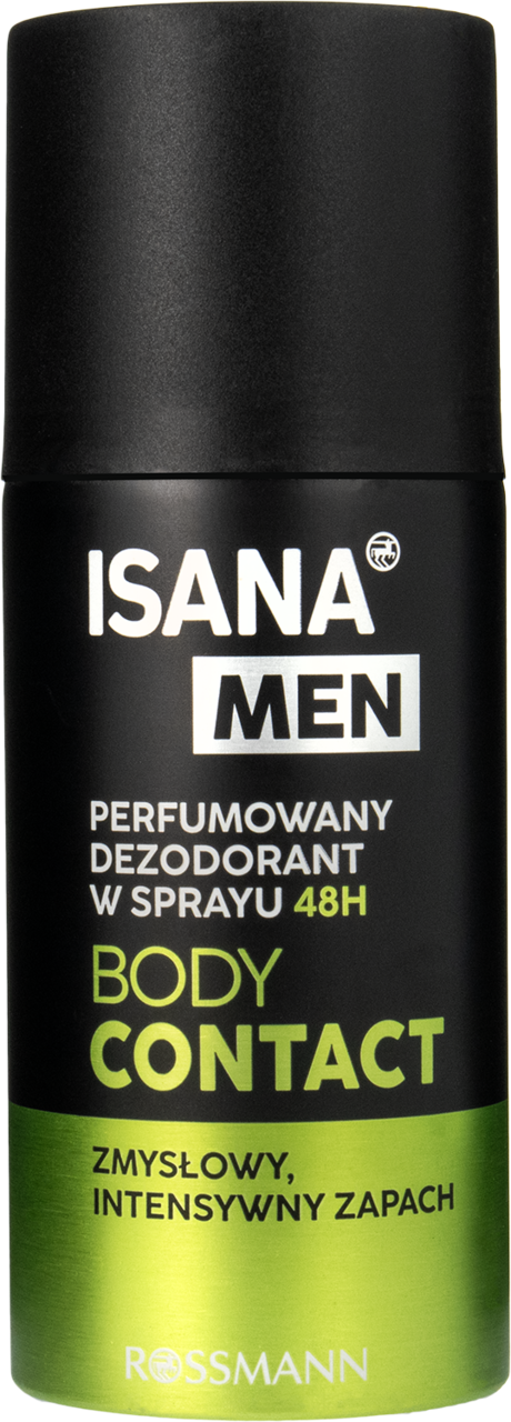ISANA MEN, dezodorant w sprayu, perfumowany, dla mężczyzn, 48h, Body ...