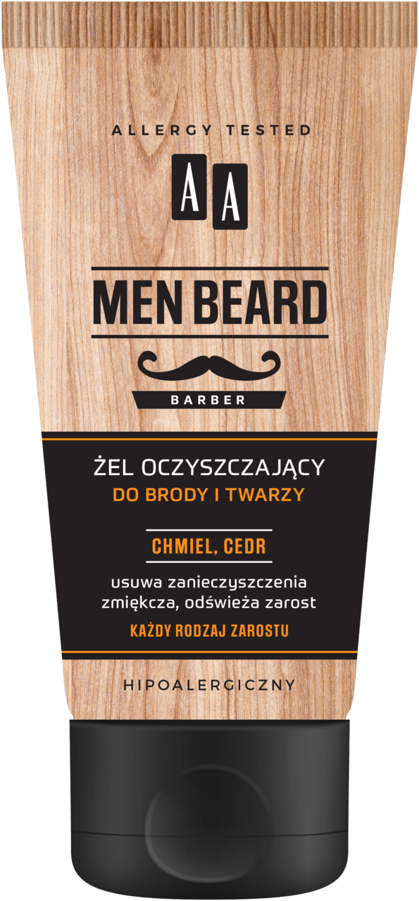 AA MEN, , żel oczyszczający do brody i twarzy, 150 ml | Drogeria ...