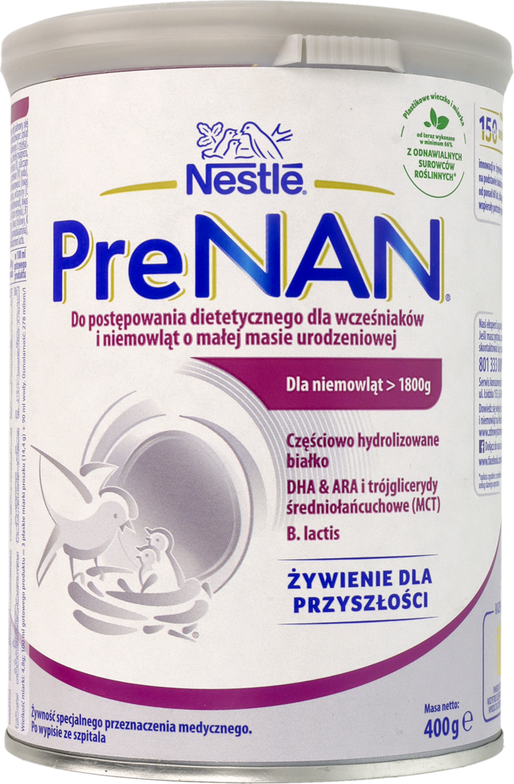 NESTLÉ PRENAN, żywność specjalnego przeznaczenia medycznego po wypisie ...