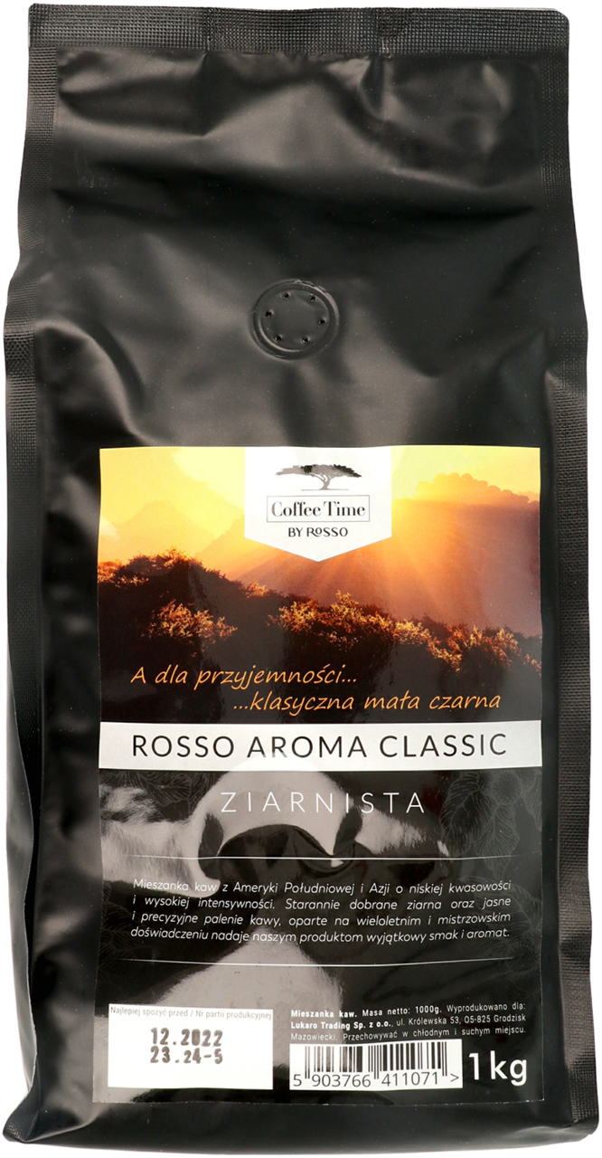 COFFEE TIME BY ROSSO, kawa ziarnista, Rosso Aroma Classic, 1 kg ...
