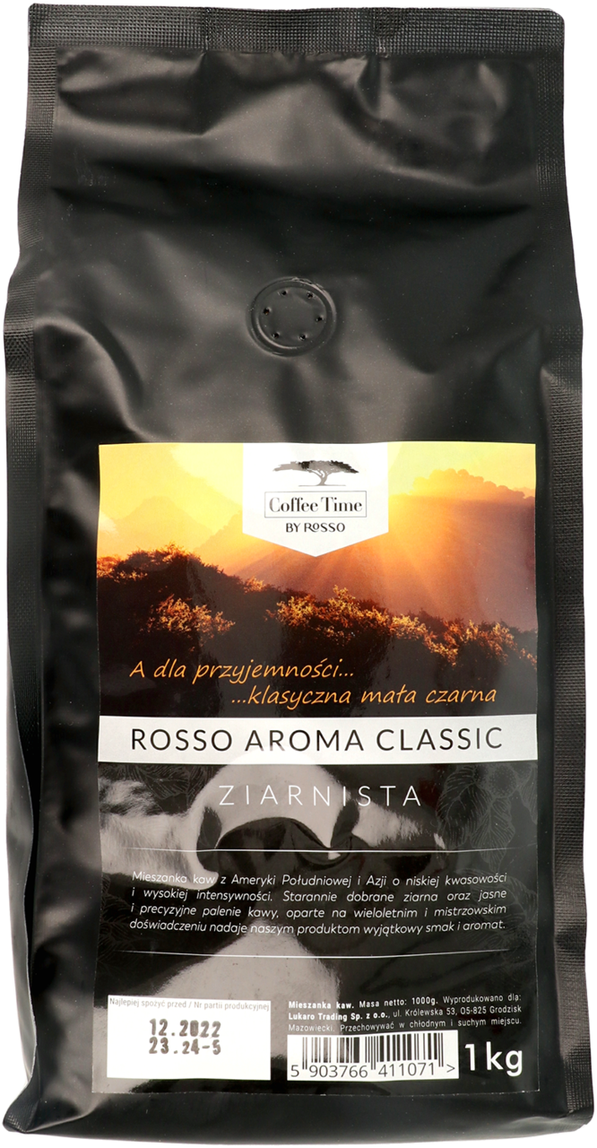 COFFEE TIME BY ROSSO, Aroma Classic , kawa ziarnista, 1 kg | Drogeria ...