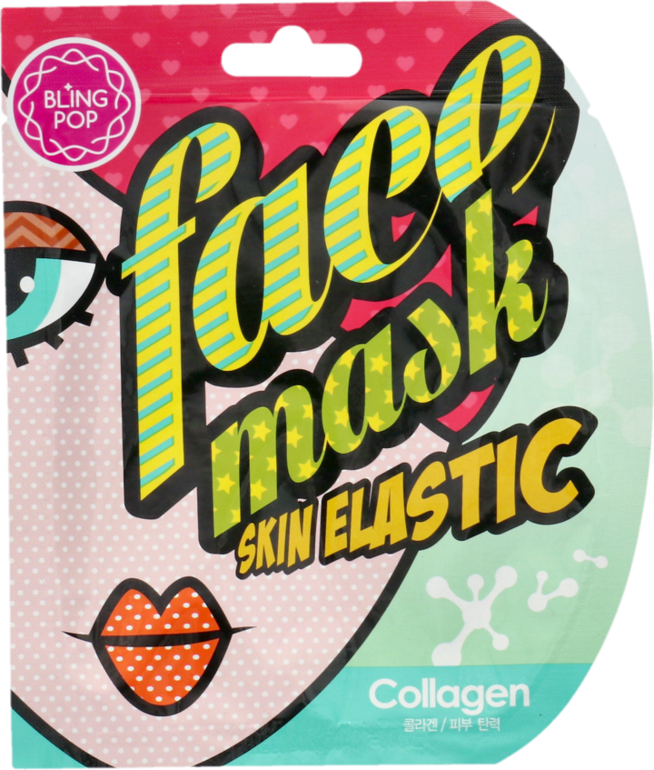 BLING POP, maska w płachcie, nawadniająca, Collagen, 20 ml | Drogeria ...
