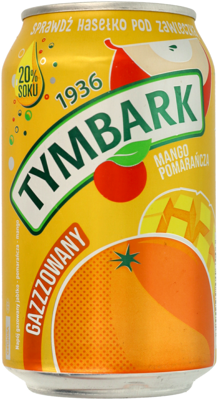 TYMBARK, , napój gazowany, mango-pomarańcza, 330 ml | Drogeria Rossmann.pl