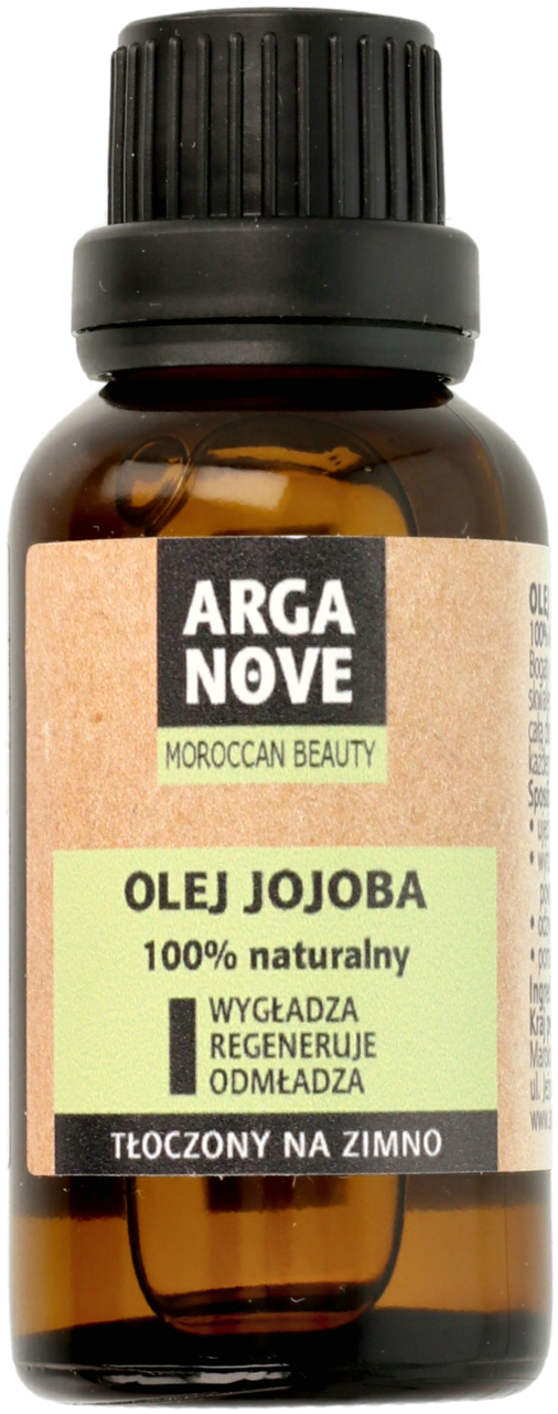 ARGANOVE, olej jojoba, wygładzający, regenerujący, odmładzający, 100% naturalny, 30 ml ...