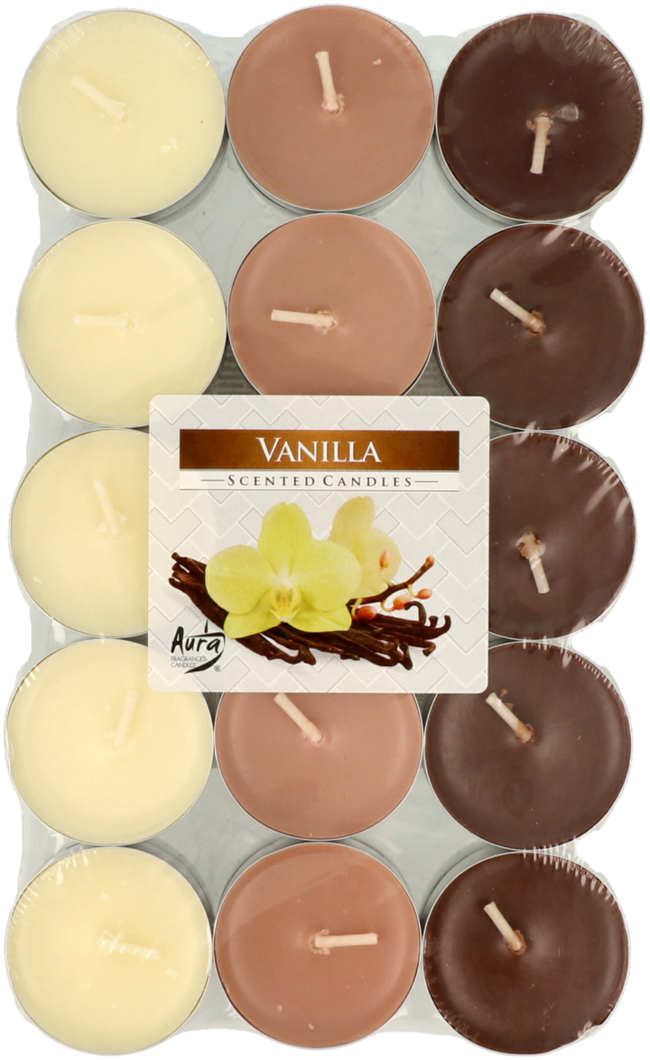 BISPOL, świece zapachowe, wanilia, 30 szt. | Drogeria Rossmann.pl