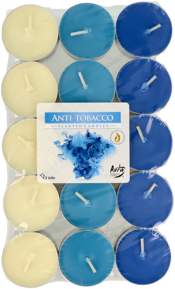 BISPOL, świece zapachowe, antytabak, 30 szt. | Drogeria Rossmann.pl