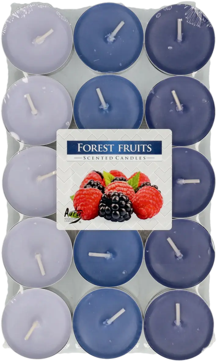 BISPOL, świece zapachowe, owoce leśne, 30 szt. | Drogeria Rossmann.pl