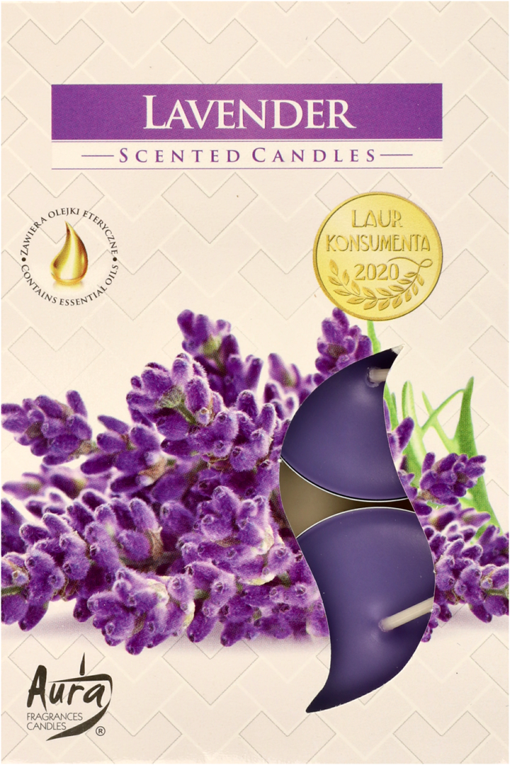 BISPOL, , świece zapachowe, Lawenda, 6 szt. | Drogeria Rossmann.pl