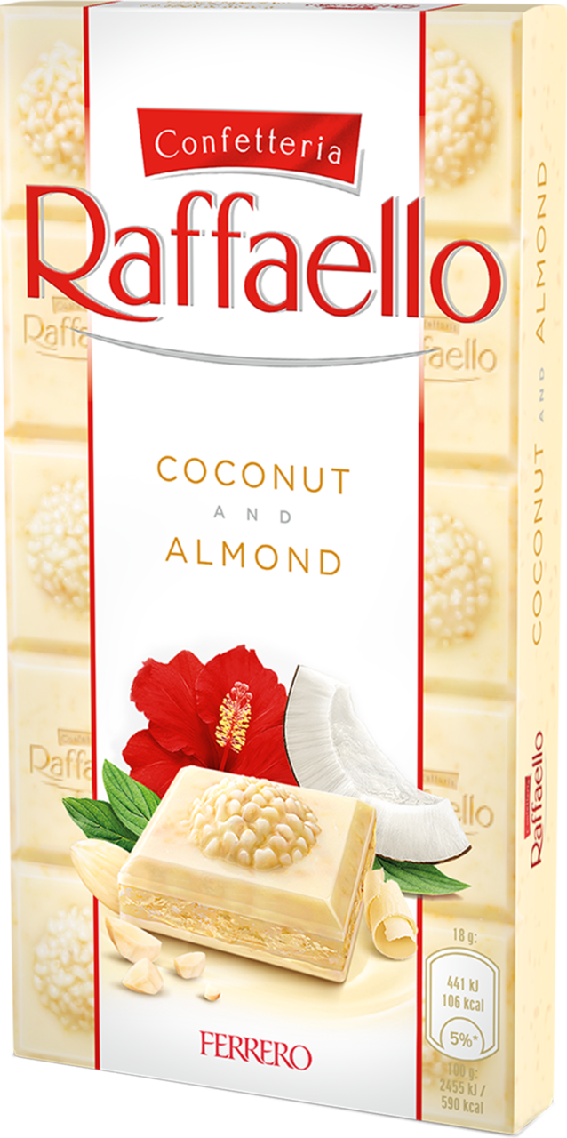 FERRERO RAFFAELLO, Original , czekolada biała, z nadzieniem kokosowym i ...