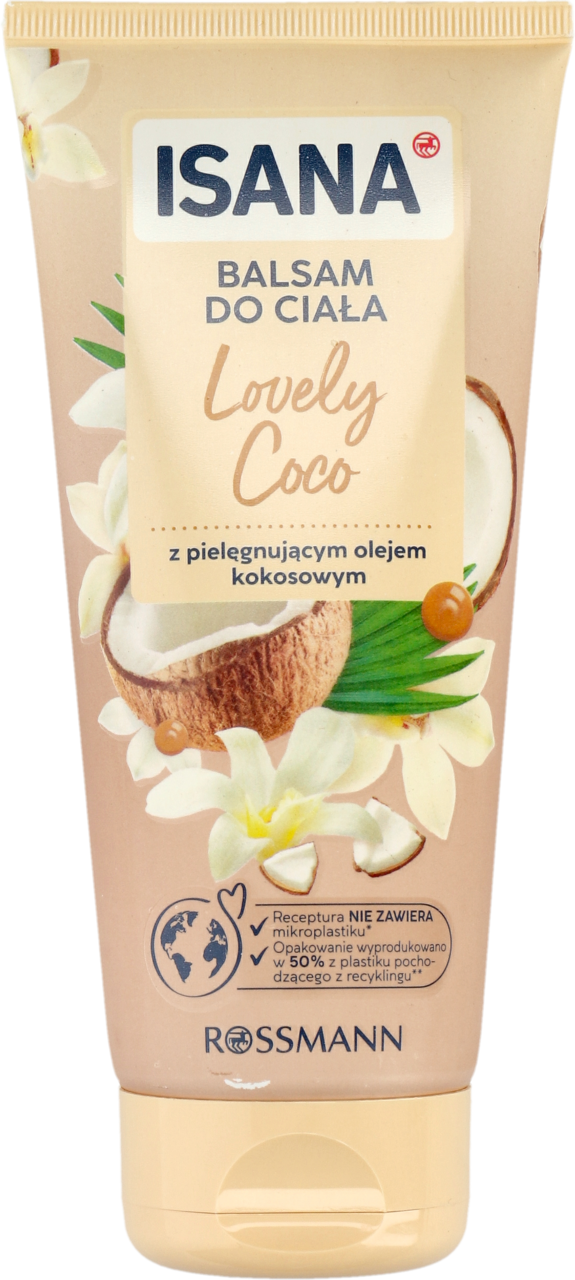 ISANA, Lovely Coco , balsam do ciała, z olejem kokosowym, 200 ml ...