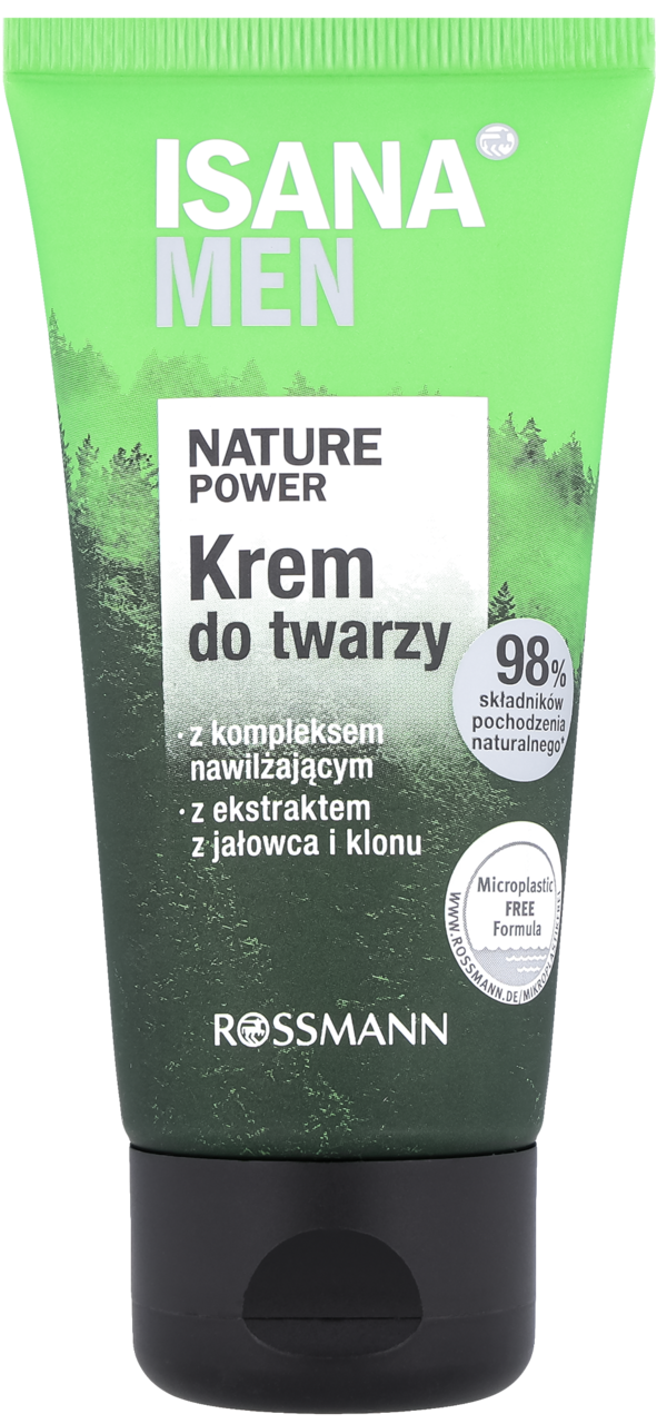 ISANA MEN, Nature Power , krem do twarzy, 75 ml | Drogeria Rossmann.pl