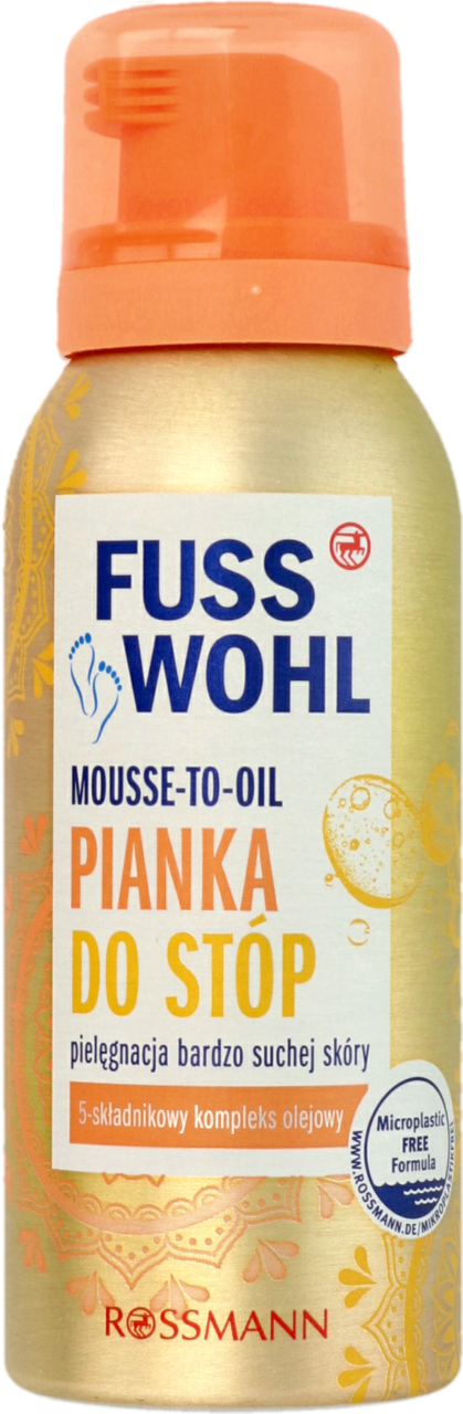 FUSSWOHL, pianka do stóp z olejkami, pielęgnacja bardzo suchej skóry ...