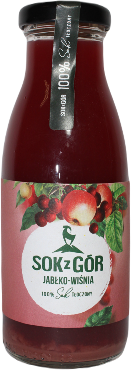 SOK Z GÓR, sok 100% Jabłko-Wiśnia, tłoczony, 250 ml | Drogeria Rossmann.pl