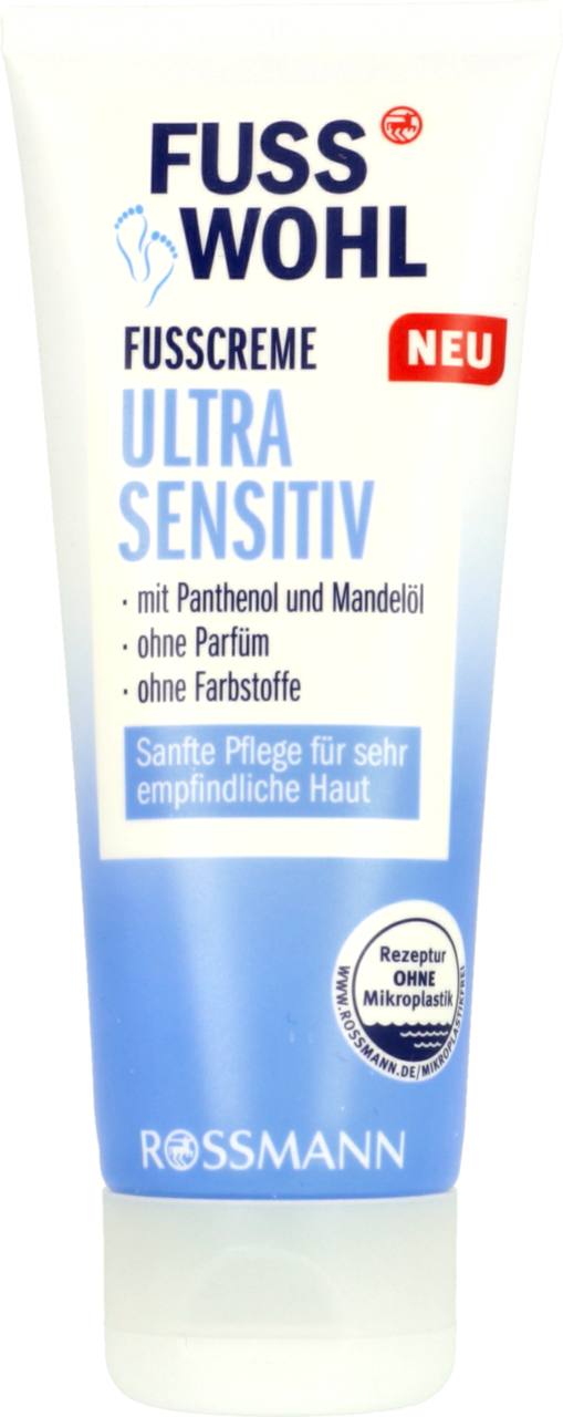 FUSSWOHL, Ultra Sensitive , krem do stóp z pantenolem, 75 ml | Drogeria ...