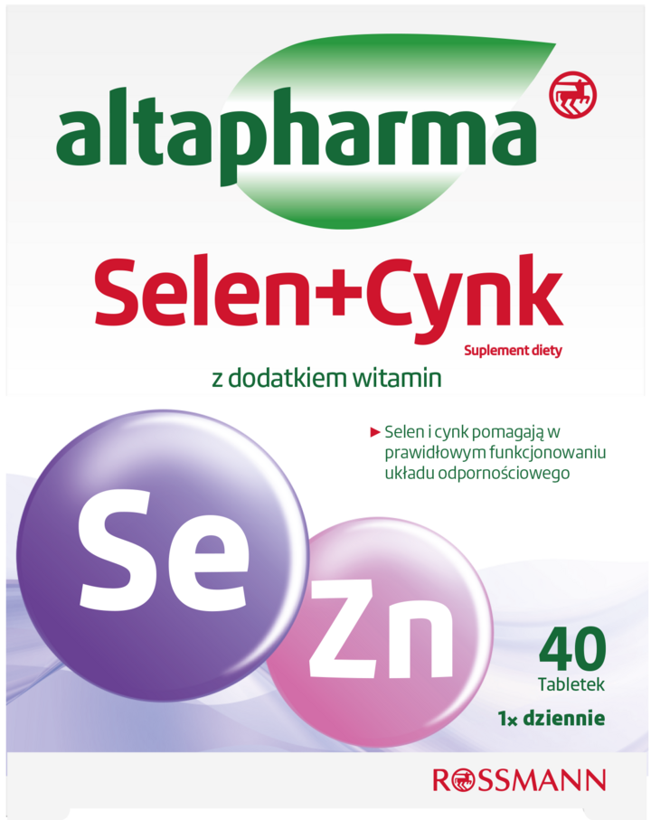 ALTAPHARMA, tabletki, Selen + Cynk, suplement diety, 40 szt. | Drogeria ...