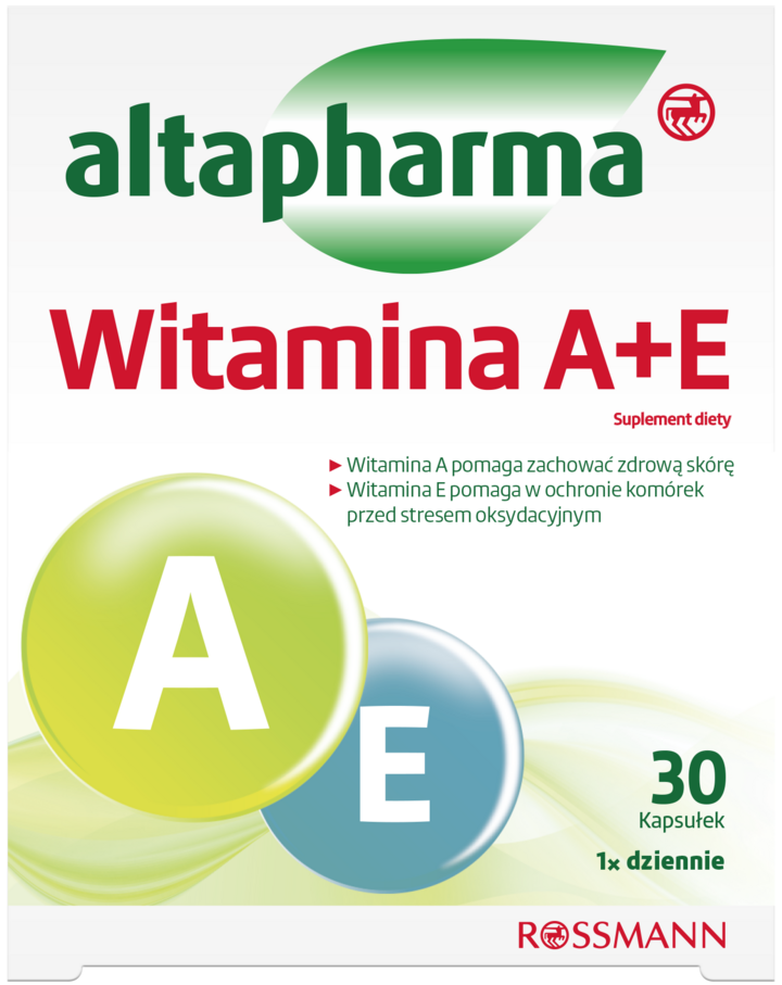 ALTAPHARMA, , kapsułki, Witamina A+E, suplement diety, 30 szt ...