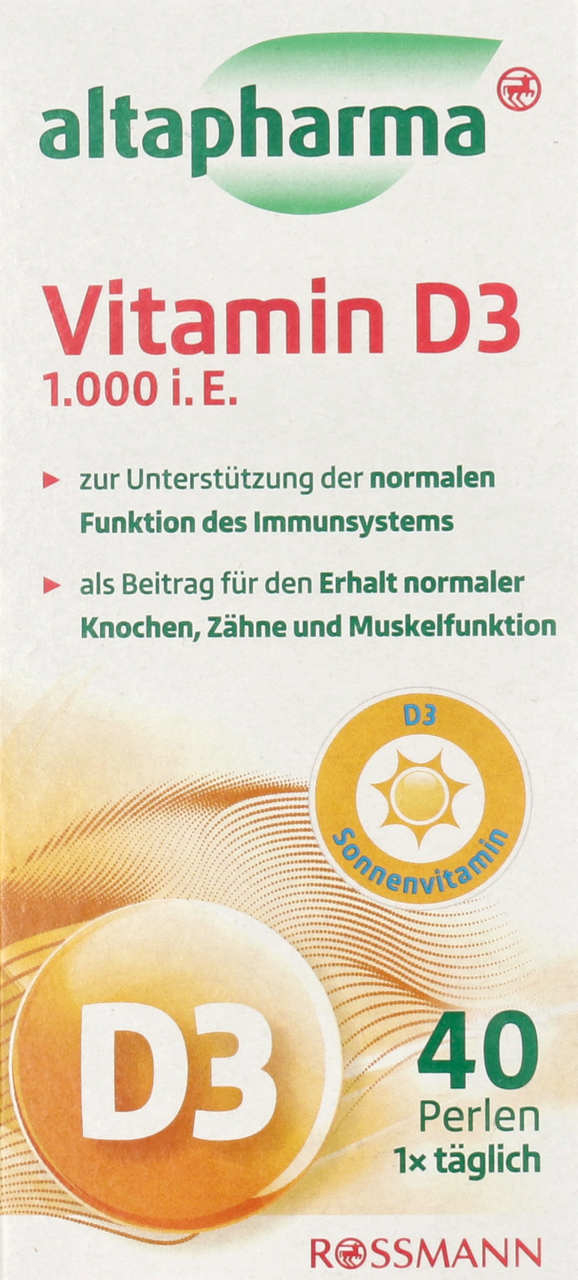 ALTAPHARMA, kapsułki, Witamina D3 1000 j.m. dla dorosłych, suplement ...