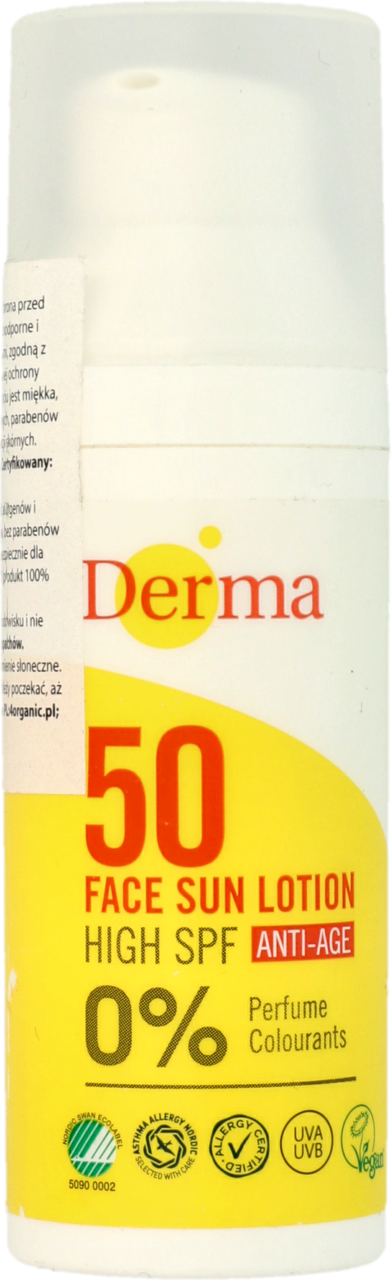 DERMA, , krem ochronny do twarzy, Anti-Age, SPF 50, 50 ml | Drogeria ...