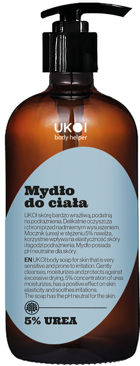 UKOI, mydło w płynie, do ciała, UREA 5%, 500 ml | Drogeria Rossmann.pl