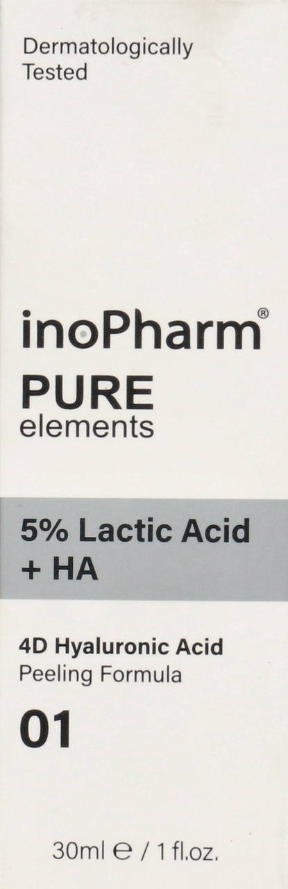 INOPHARM PURE ELEMENTS, peeling do twarzy, z 5% kwasem mlekowym, 30 ml ...