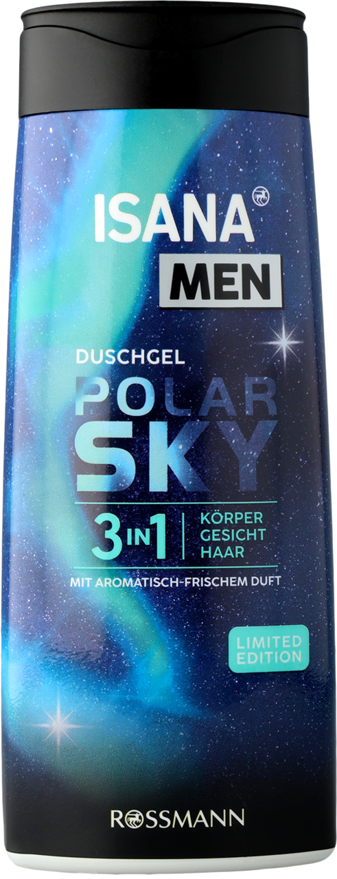 ISANA MEN, żel pod prysznic, 3w1, o zapachu sezonowym, 300 ml ...