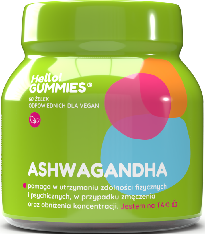 HELLO!GUMMIES, żelki Ashwagandha, suplement diety, 150 g | Drogeria ...