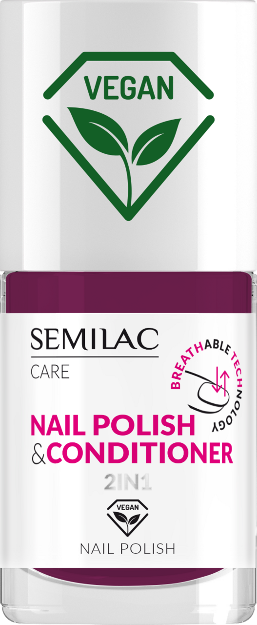 SEMILAC, , lakier do paznokci, z odżywką, 2w1, nr 027, 7 ml | Drogeria ...