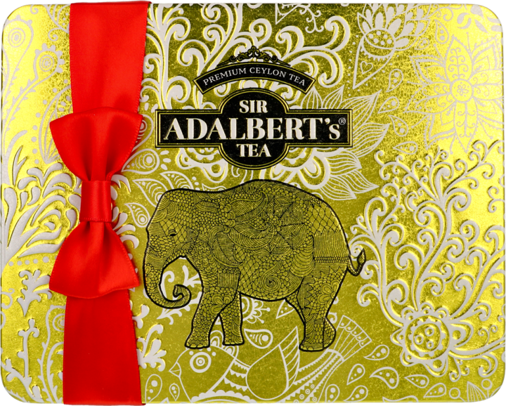 ADALBERT'S TEA, herbata czarna, cejlońska, Golden i Earl Grey, 90x2g ...