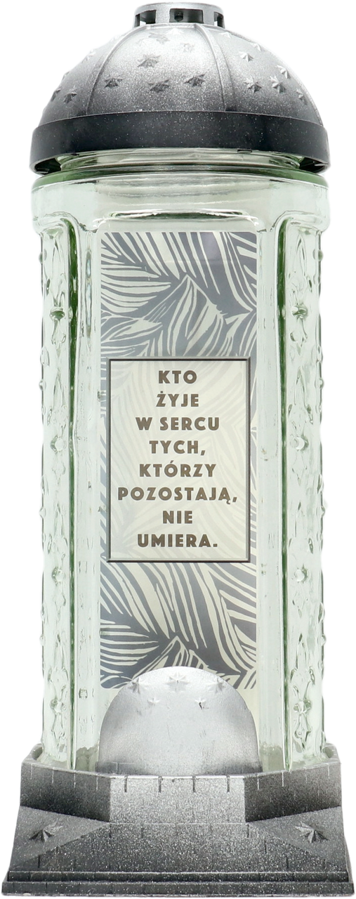 SANTA MAROZZA, , znicz Avinion, z naklejką, srebrny, 1 szt. | Drogeria ...