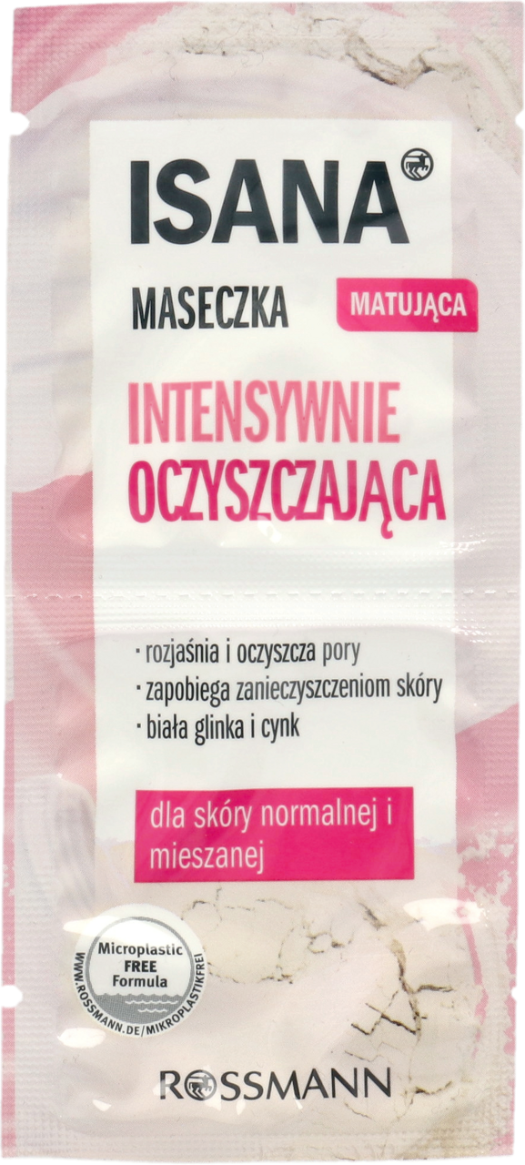 ISANA, maseczka do twarzy, intensywnie oczyszczająca, 2 x 8 ml ...