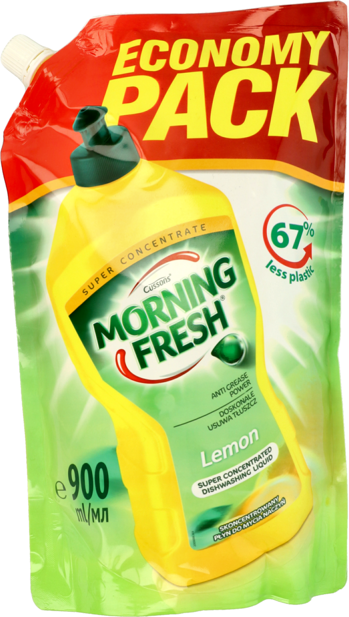 MORNING FRESH, , płyn do naczyń, zapas, Lemon, 900 ml | Drogeria ...