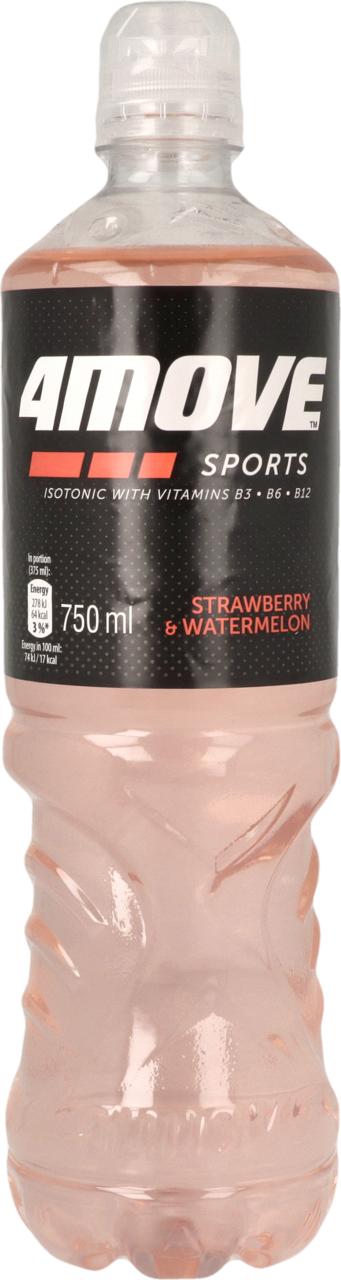 4MOVE, Iso Sports Drink Strawberry & Watermelon, napój izotoniczny ...