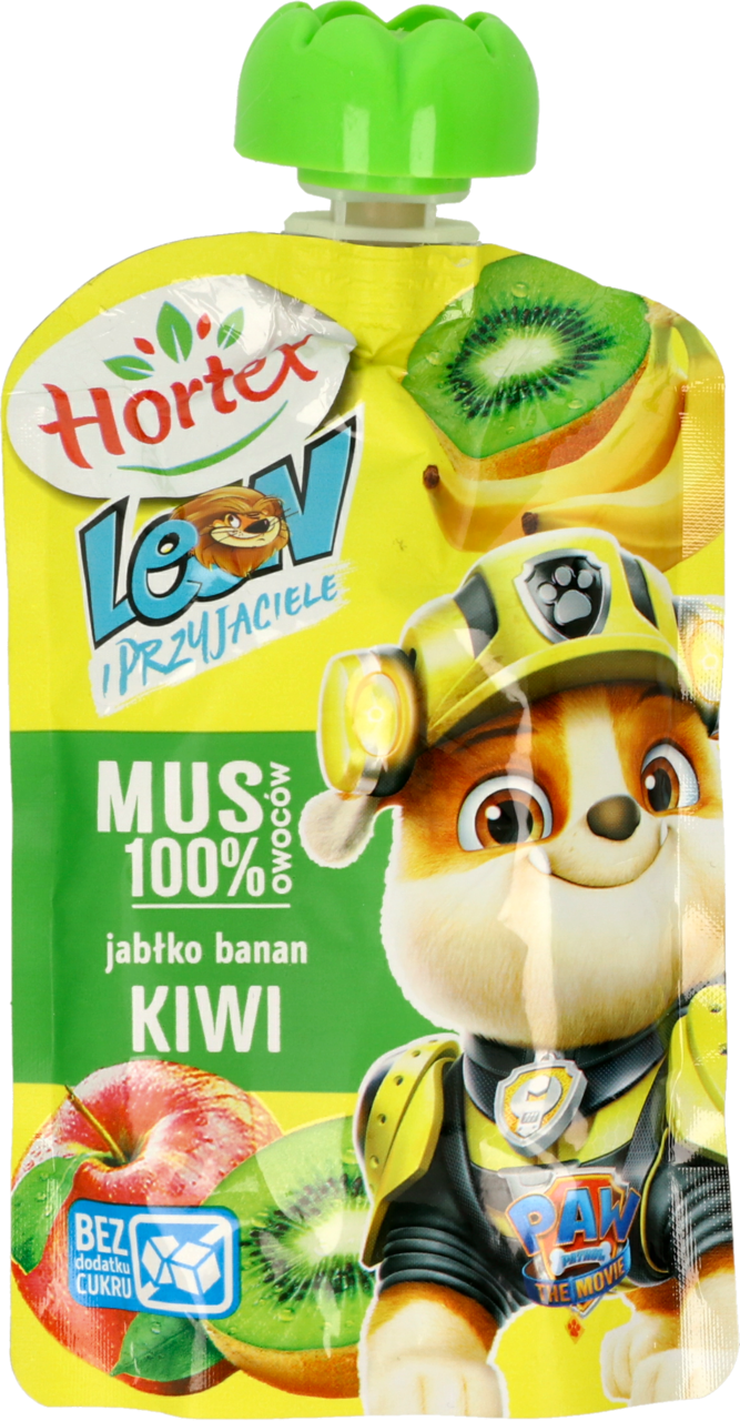 HORTEX LEON, mus w tubce, owocowy, jabłko, banan, kiwi, 100 g | Drogeria Rossmann.pl