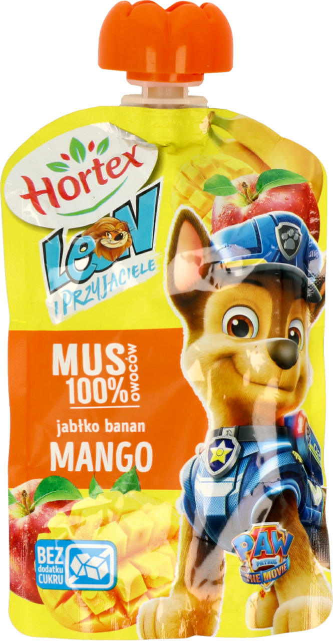 HORTEX LEON, , mus w tubce, owocowy, jabłko, banan, mango, 100 g | Drogeria Rossmann.pl