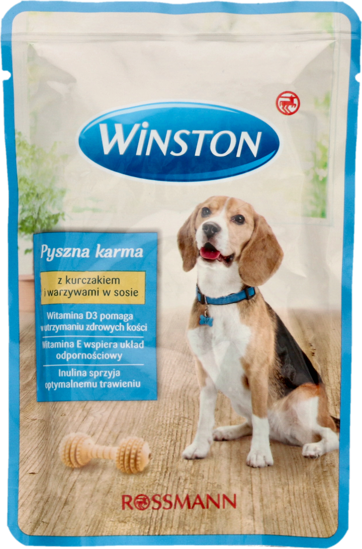 WINSTON, Pyszna karma , karma pełnoporcjowa mokra dla dorosłych psów, z ...