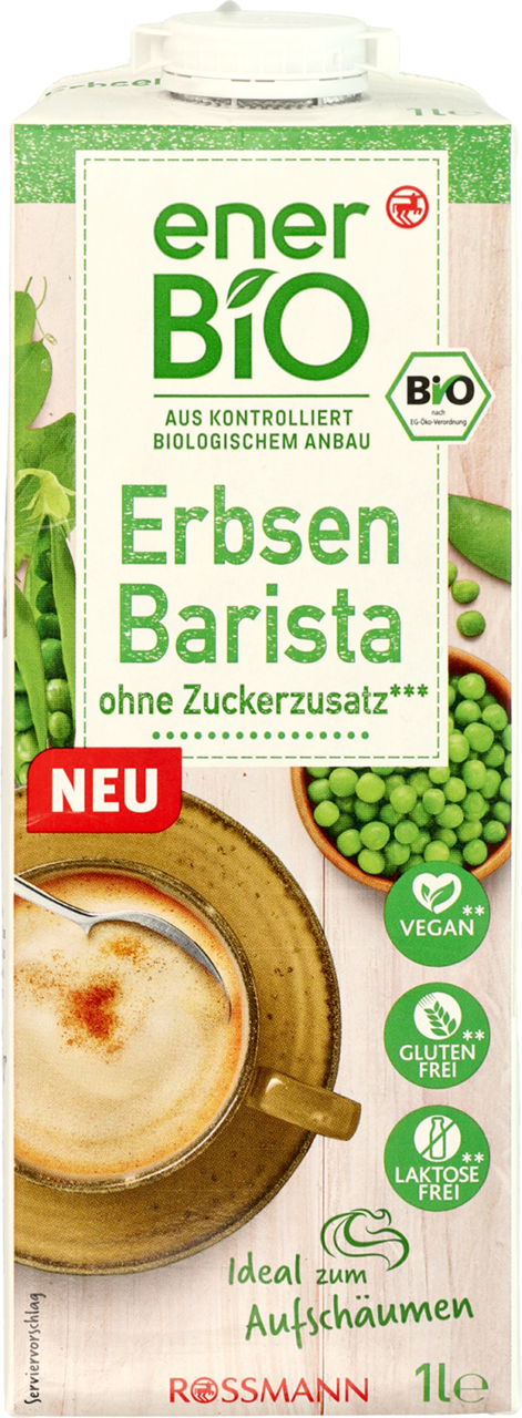 ENERBIO, napój z zielonego groszku, Barista, 1 l | Drogeria Rossmann.pl