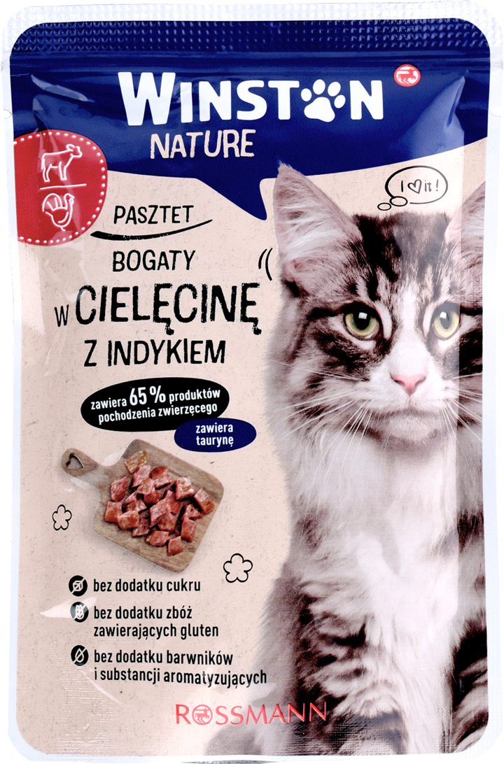 WINSTON, Nature , karma pełnoporcjowa mokra dla dorosłych kotów, z ...