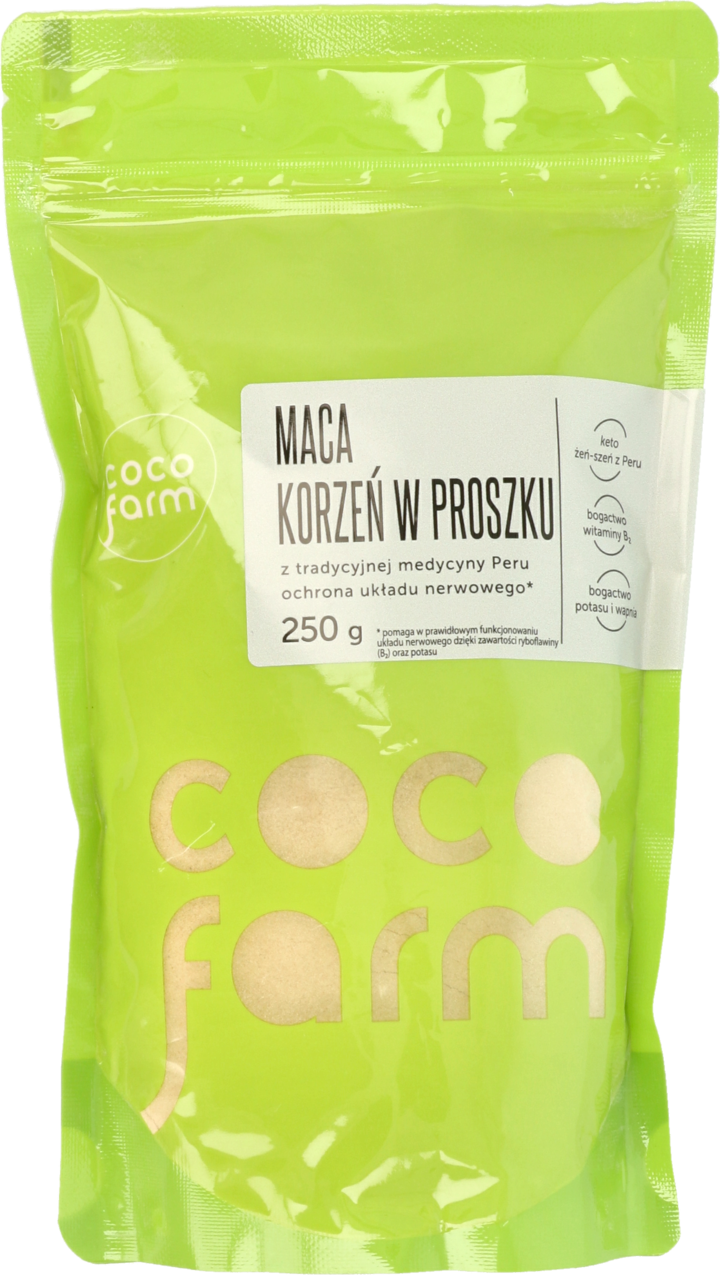 COCO FARM, maca, korzeń w proszku, 250 g | Drogeria Rossmann.pl