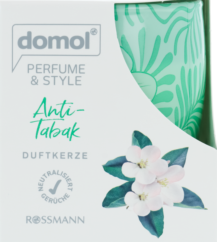 DOMOL, Perfume & Style , świeca zapachowa, antynikotynowa, o świeżym ...