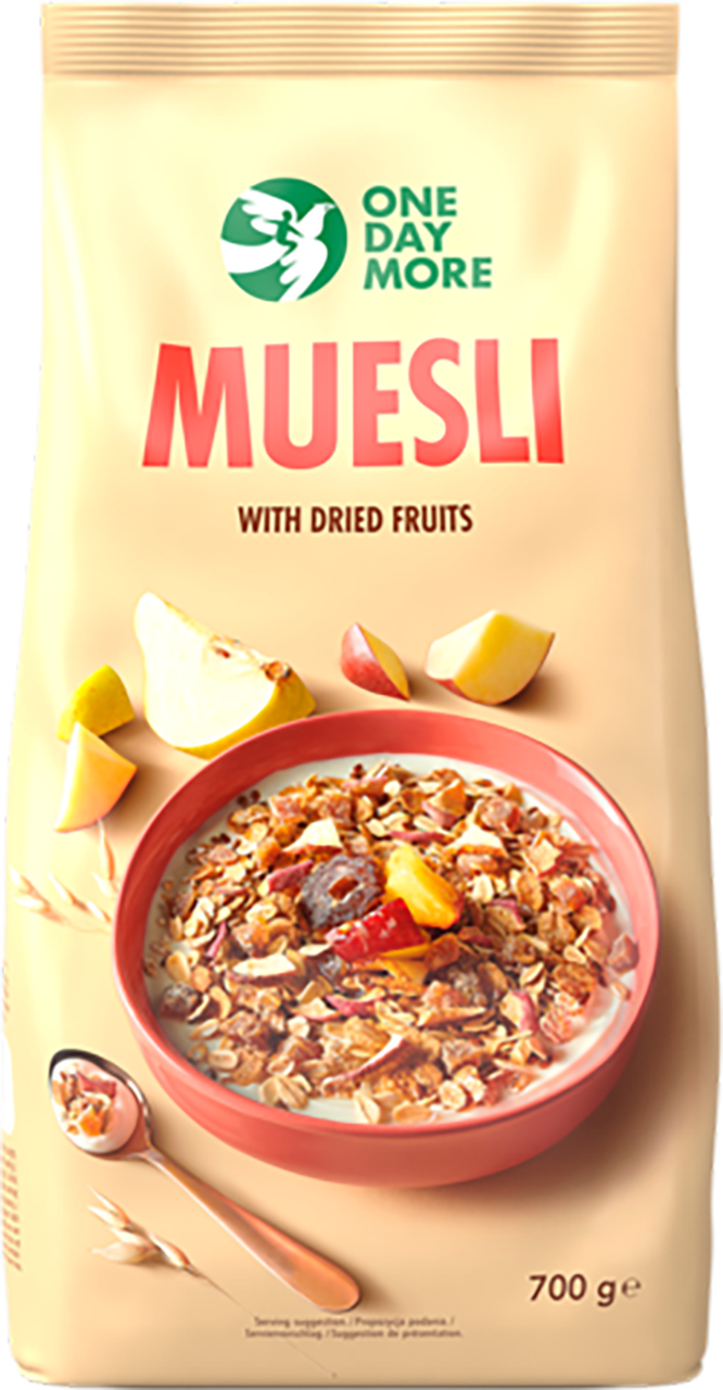 ONEDAYMORE, musli z suszonymi owocami, 700 g | Drogeria Rossmann.pl