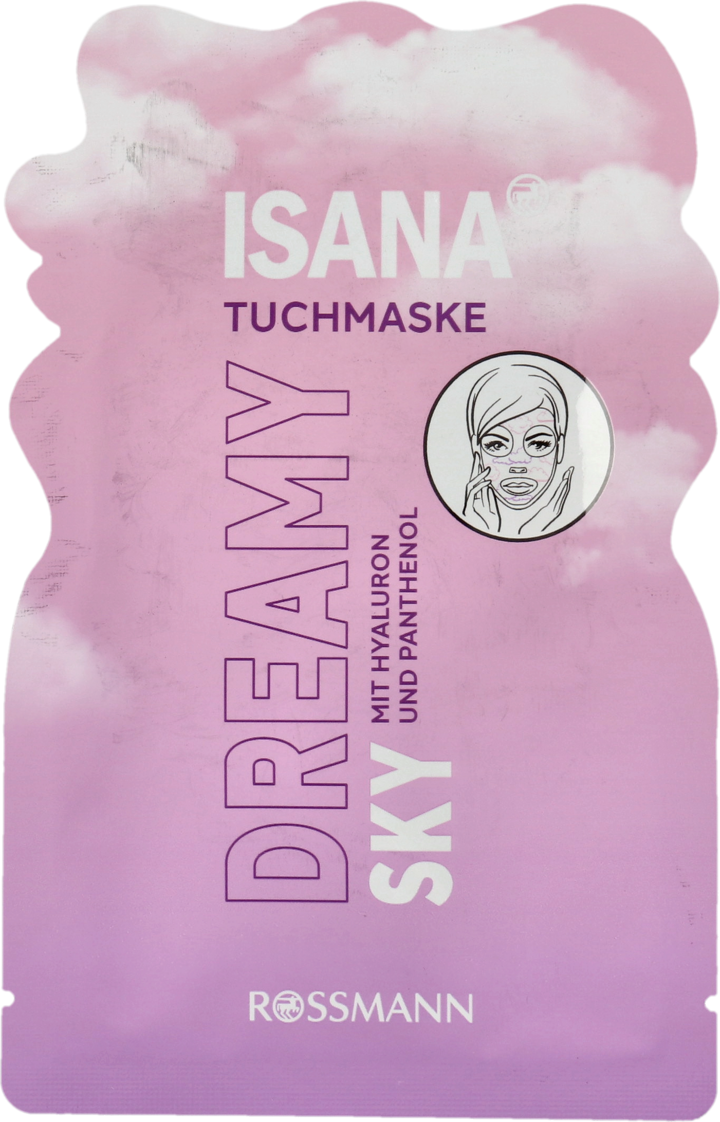 ISANA, , maska w płachcie, Dreamy Sky, 1 szt | Drogeria Rossmann.pl