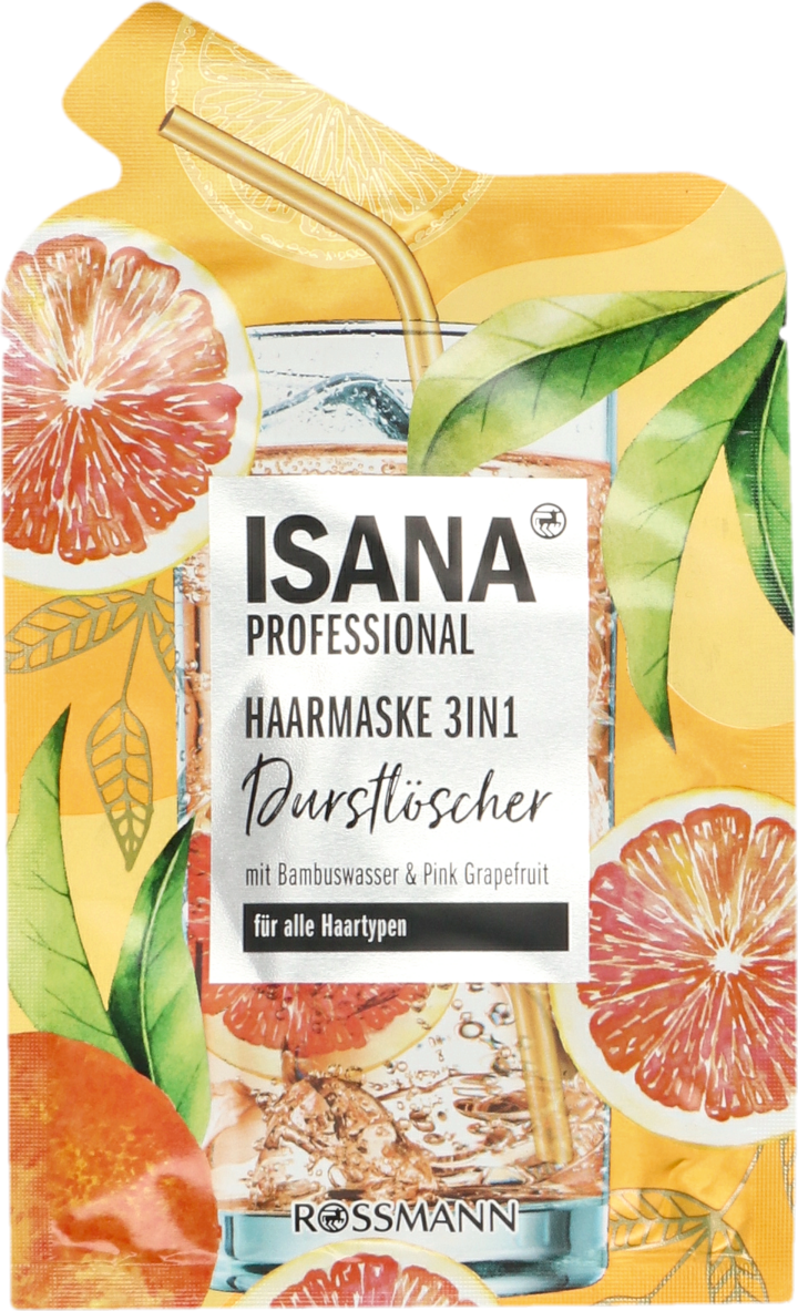ISANA PROFESSIONAL, maska do włosów, 3w1, 20 ml | Drogeria Rossmann.pl